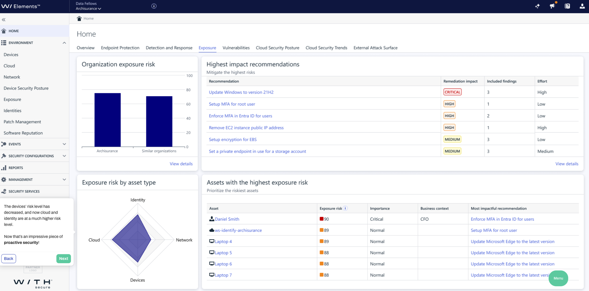 XM interactive demo | WithSecure™