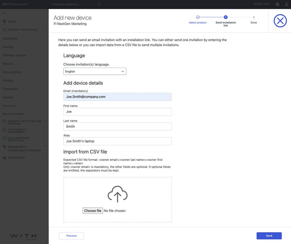 Quick Start– Elements Endpoint Detection and Response | WithSecure™