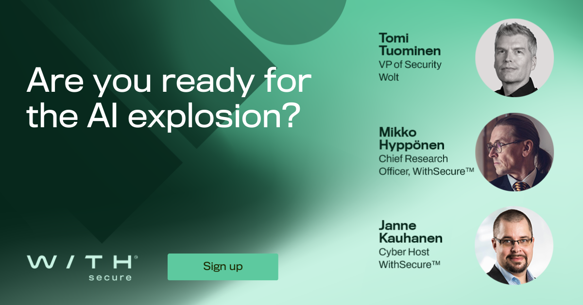 AI webinar brings the intelligence in artificial intelligence | WithSecure™