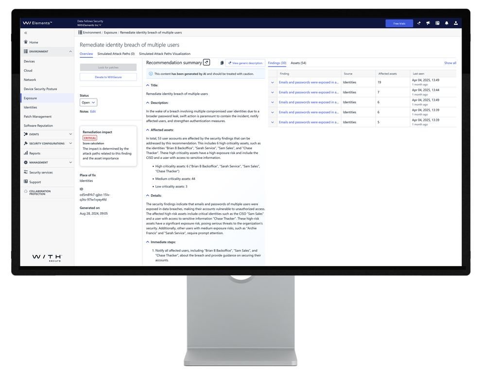 WithSecure™ Elements Infinite | WithSecure™