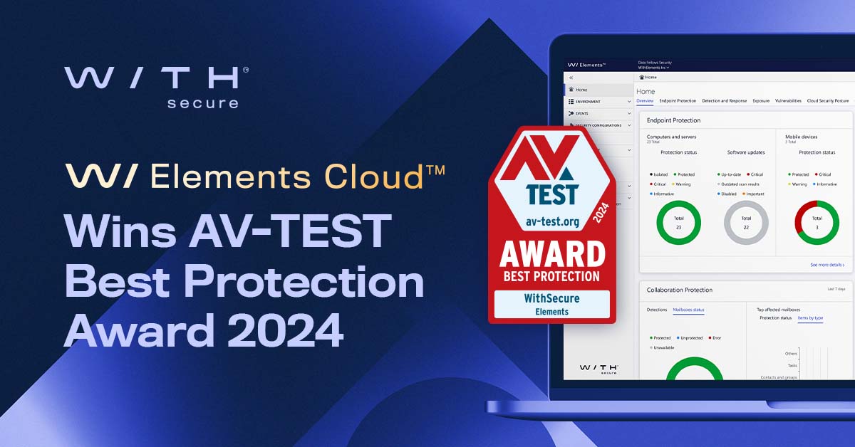 WithSecure wins AV-TEST Best Protection Award 2024 | WithSecure™